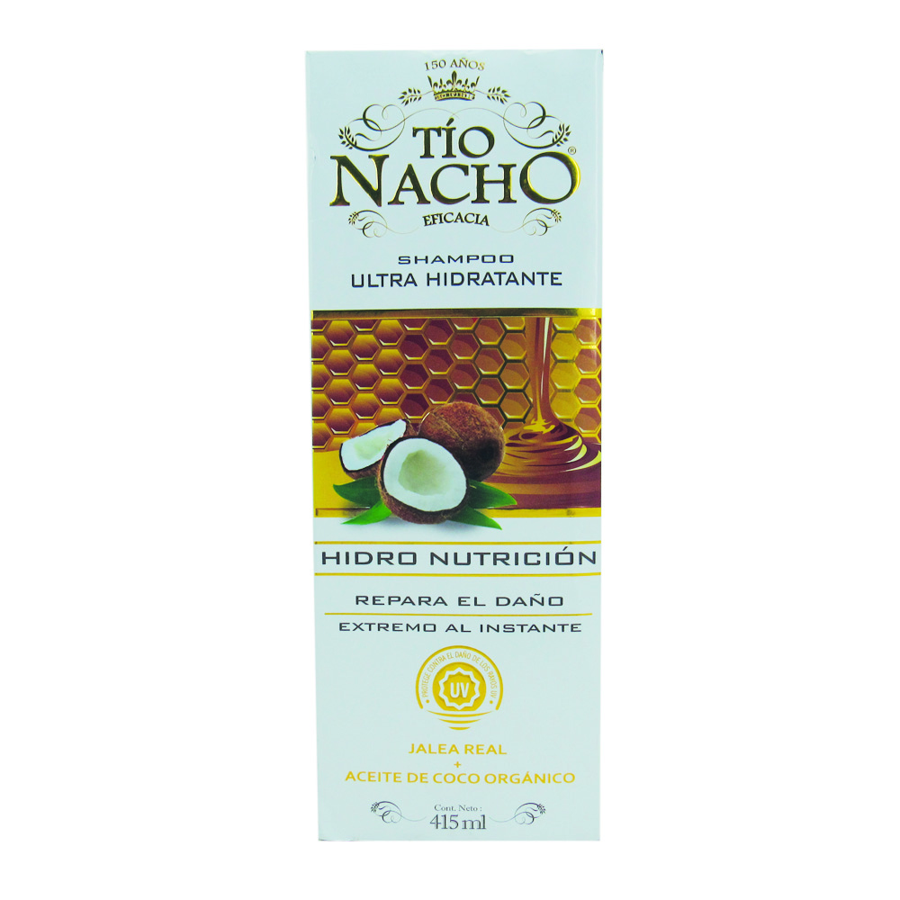 Shampoo Tio Nacho Ultrahidratante Coco 415Ml | SuperBooM